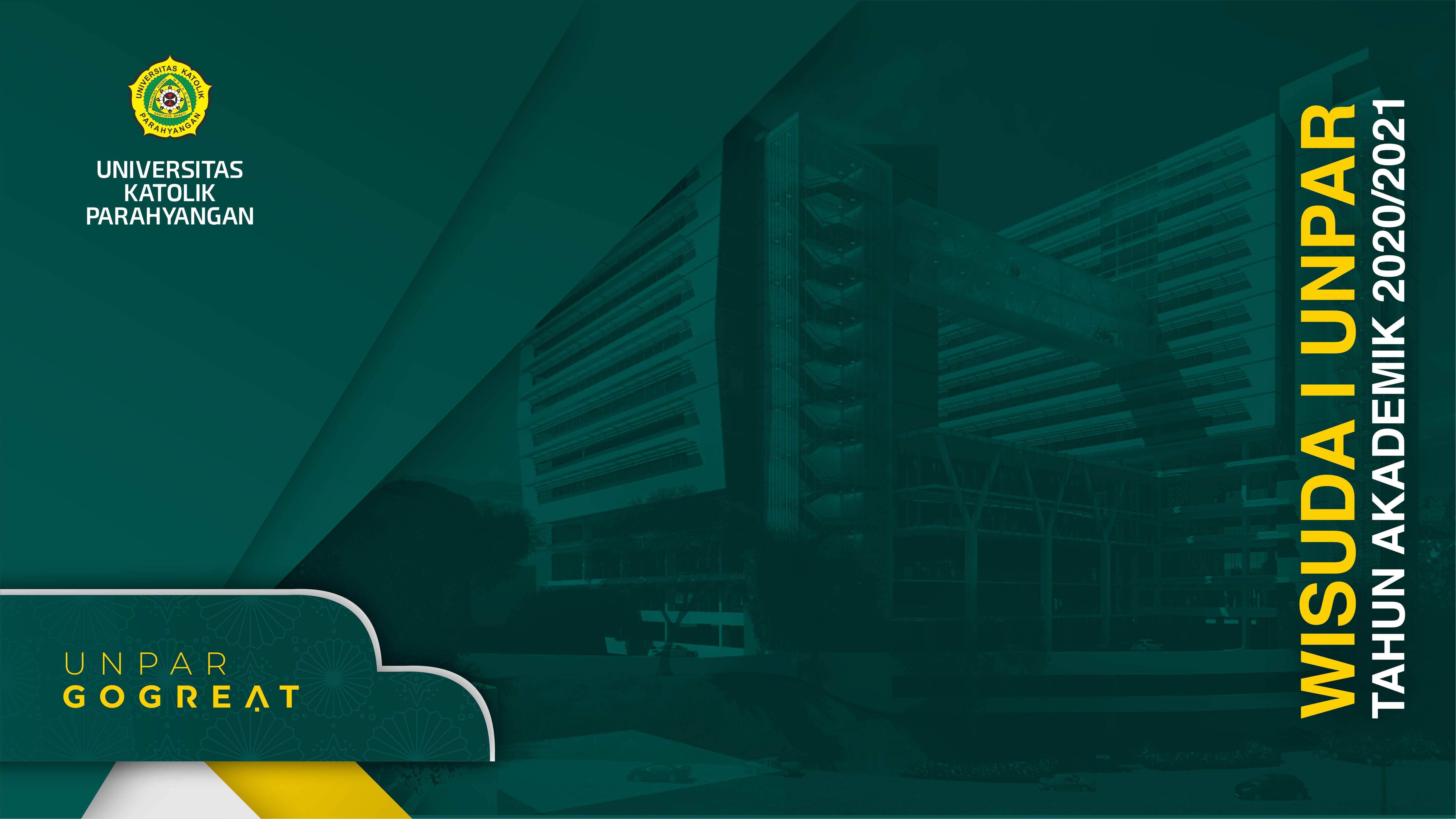 Wisuda I UNPAR 2020 - Virtual Background Wisudawan - Fakultas Ilmu ...