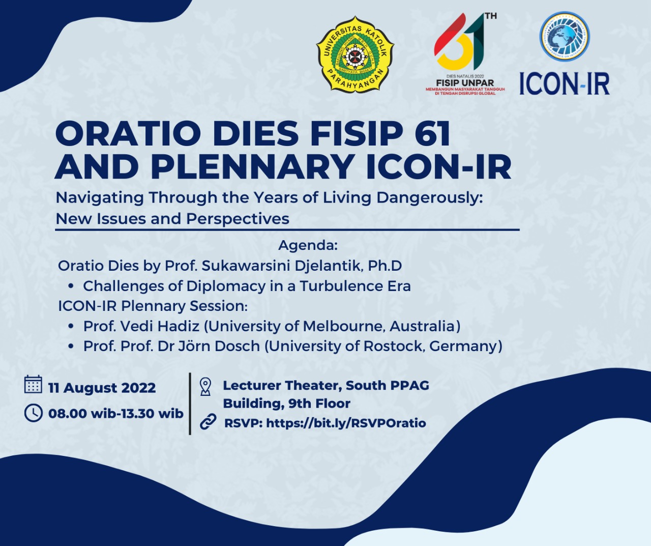 Oratio Dies Natalis FISIP UNPAR 2022 - Fakultas Ilmu Sosial dan Ilmu ...