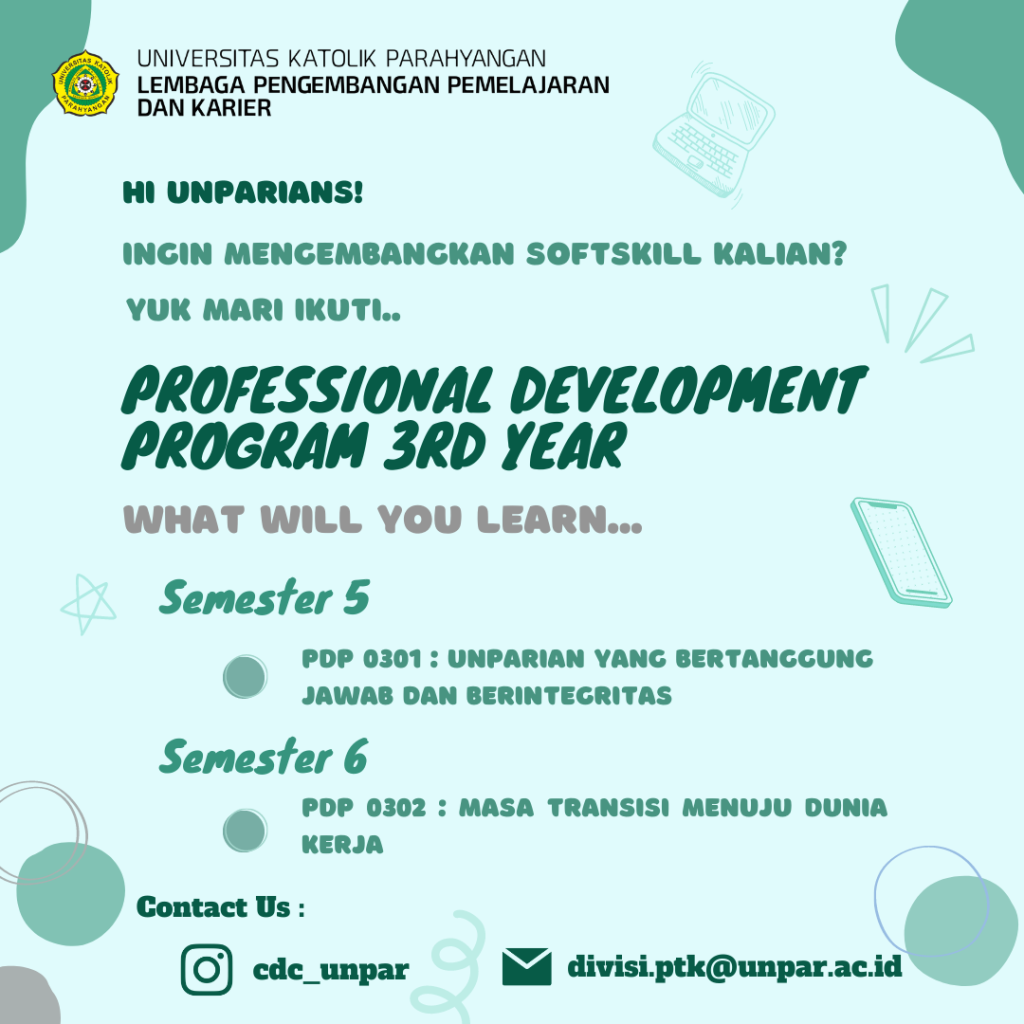 Professional Development Program UNPAR - Fakultas Ilmu Sosial dan Ilmu Politik